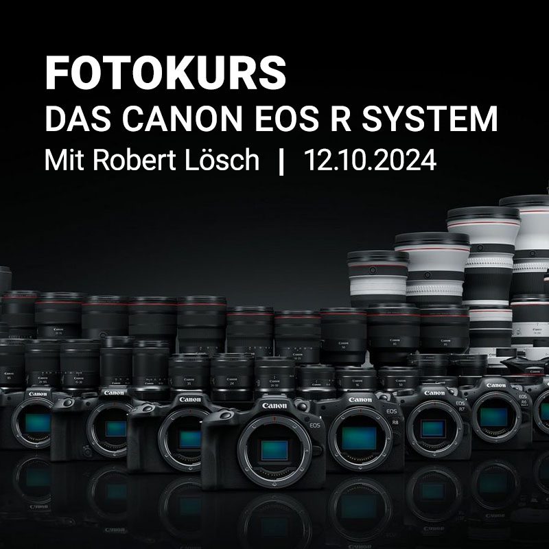 Fotokurs Canon EOS R System | 12.10.24 - Foto Schneider - Online Shop